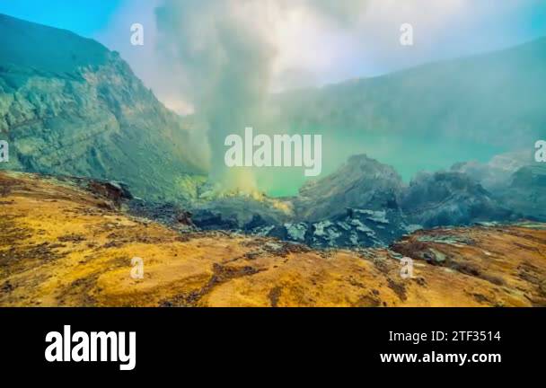 Sulfur volcano fumes Stock Videos & Footage - HD and 4K Video Clips - Alamy