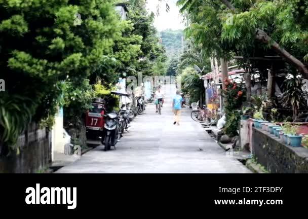 Local's morning routine in a tight road in the province of Batanes ...