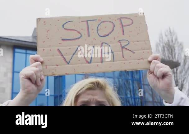Stop the war now sign Stock Videos & Footage - HD and 4K Video Clips ...