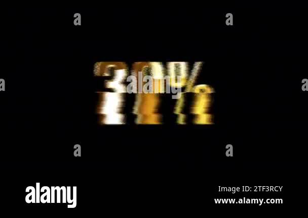 Percent sales golden text with light effect cinematic Title Background ...