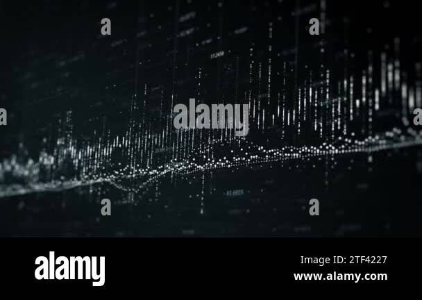 Business And Infographics Stats Market Data Background/ 4k animation of ...