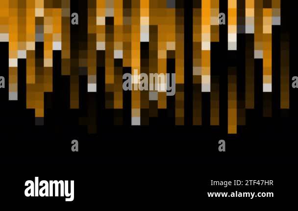 pixel art of flickering pixels, 2D abstract low resolution animation ...