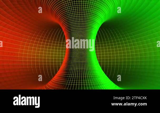 Geometric model of black hole. Design. 3D model of spatial funnel in ...