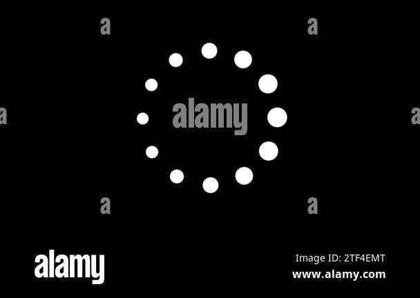Seamless looping loading animation circle Stock Videos & Footage - HD ...