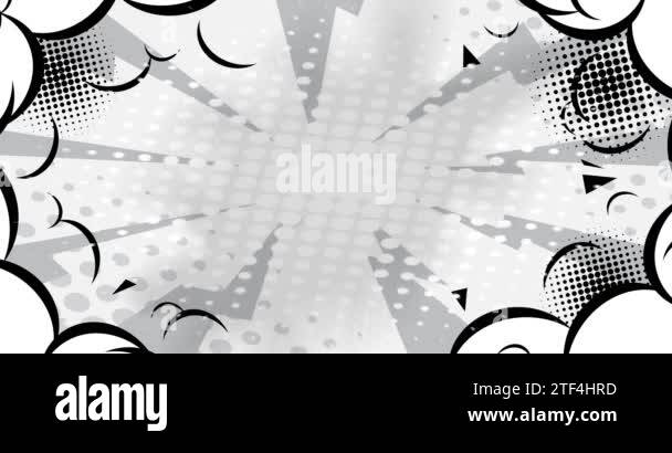 Retro comic style Speech Bubble background. Manga cartoon backdrop ...