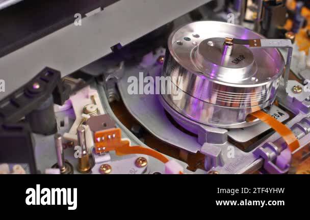 VHS recorder tape transport mechanism Stock Video Footage - Alamy