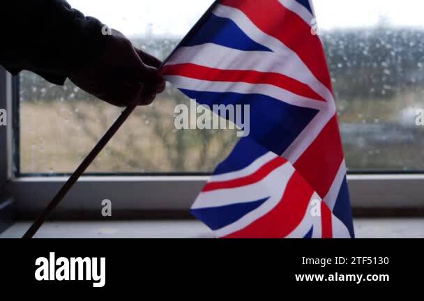 Waving union jack flag hand Stock Videos & Footage - HD and 4K Video ...