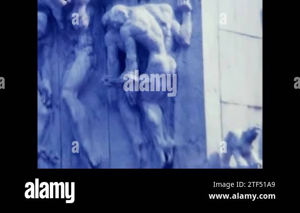 copenhagen,Denmark april 18 1970:dam square in amsterdam in the 70s ...