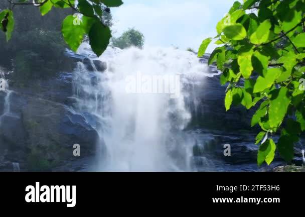 Wachirathan waterfall in Doi Inthanon National Park in Chiang Mai ...