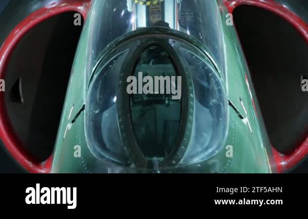 Fighter Jet in Hangar, Warplane inside Hangar showing Entry to Engine ...