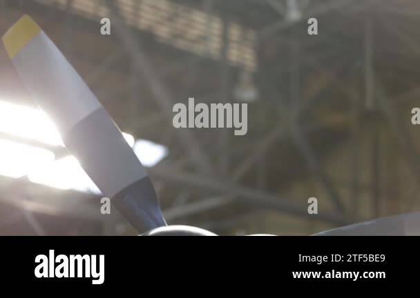 Propeller of an Old Military Aircraft on Display, FMA IA-58 Pucara ...