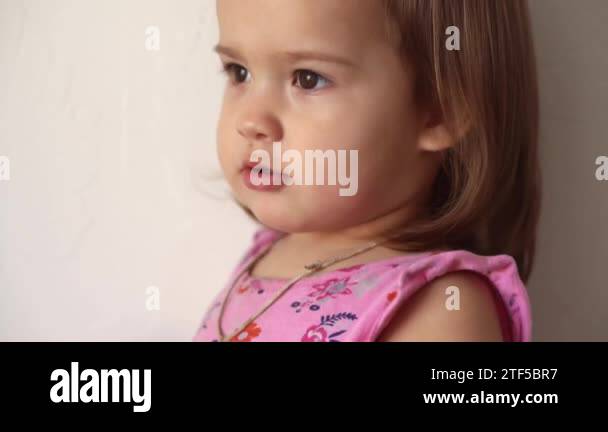 Sculpture and clay modeling for children. Girl 2-5 years old forming ...