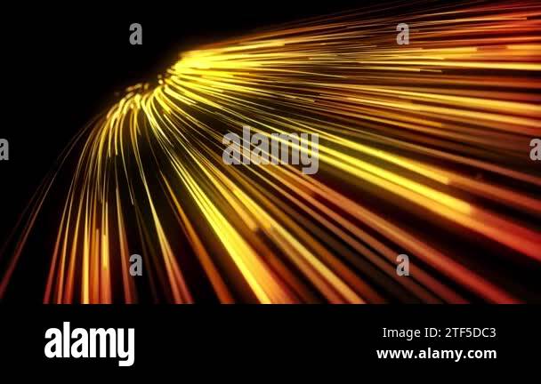 Abstract Glowing 3d Light Strokes Background/ 4k animation of an ...