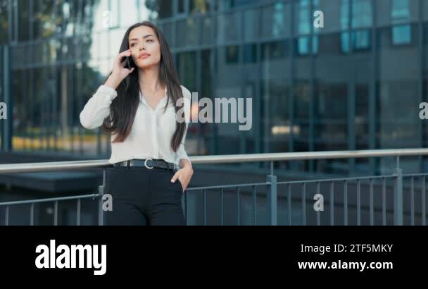 Making a call, dialing number, calling friends, loved ones by an ...