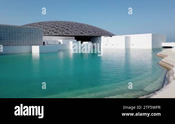 Abu Dhabi, UAE - February 2021: Exterior of the Louvre Museum in Abu ...