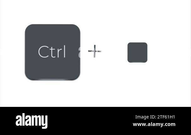 Keyboard Button, shortcut Ctrl V on white color and transparent ...