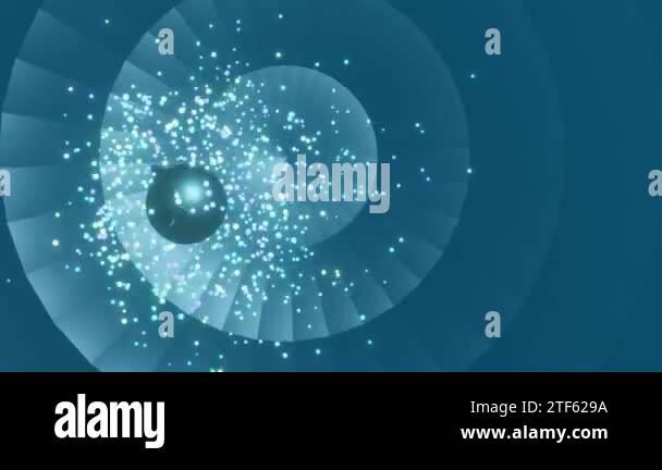 Abstract surreal animation, the metal sphere deforms, irregular growths ...