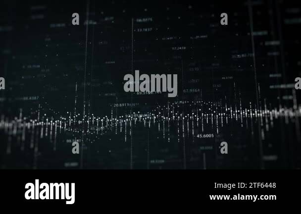 Business And Infographics Stats Market Data Background/ 4k animation of ...