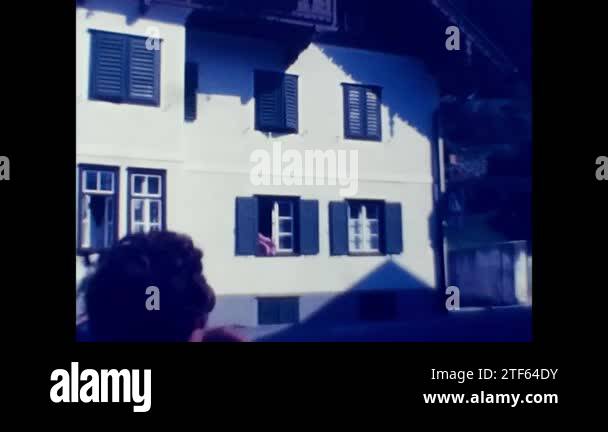copenhagen,Denmark april 18 1970:typical houses of denmark in the 70s ...