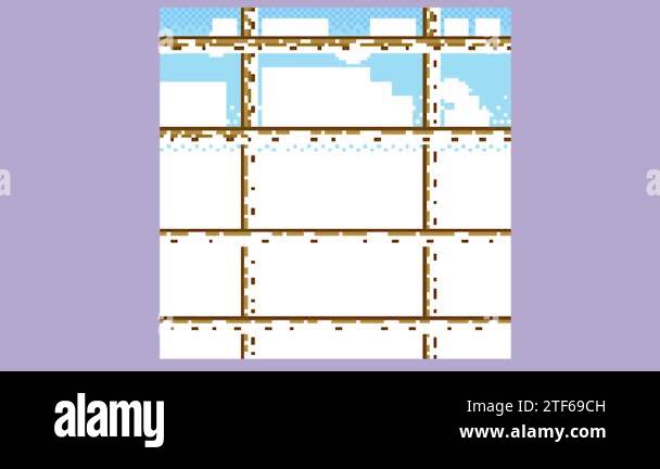 Construction pixel art. Building house engineering. Vector picture ...
