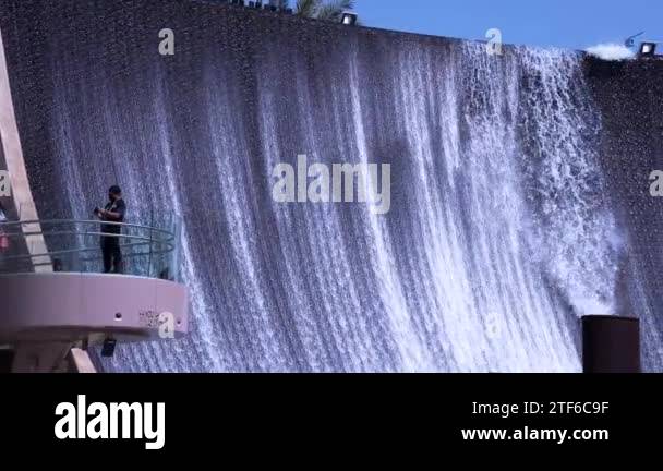 Expo 2020 Dubai Water Feature, monumental fountain in Jubilee Park ...