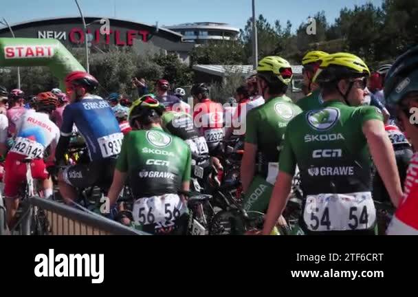 Cycling road race start line Stock Videos & Footage - HD and 4K Video ...