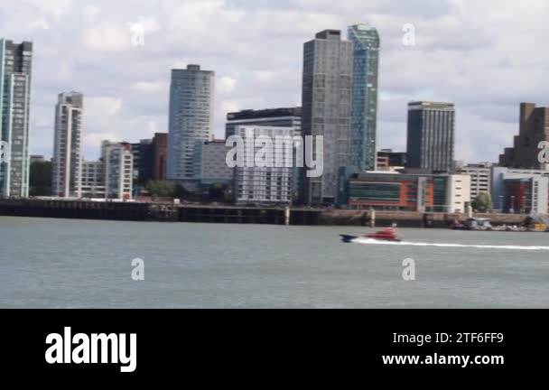 A beautiful landscape shot of the Liverpool City skyline. present are ...