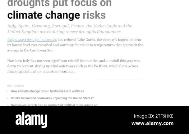 4k Earth Global warming news internet journalism stop motion animation ...