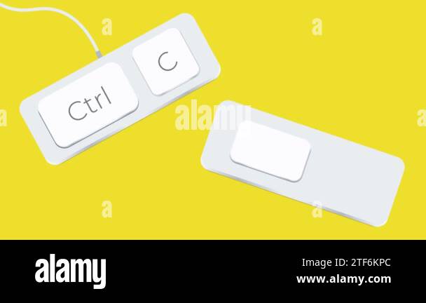 Ctrl C and Ctrl V Keyboard Button, Copy Paste Shortcuts Icon, Sign ...
