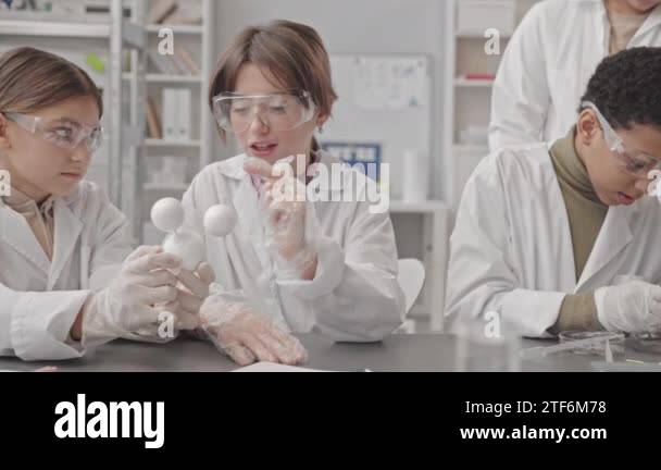 School students lab coats Stock Videos & Footage - HD and 4K Video ...