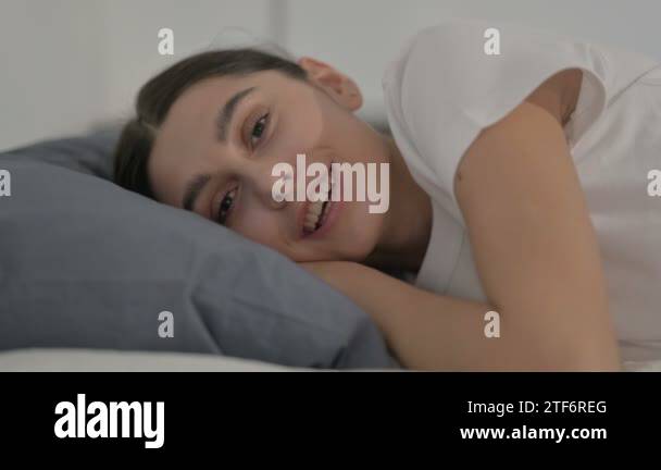 Woman laying on side bed Stock Videos & Footage - HD and 4K Video Clips ...