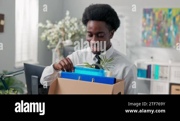 handsome men in white shirt with afro hair quits corporate job, walks ...