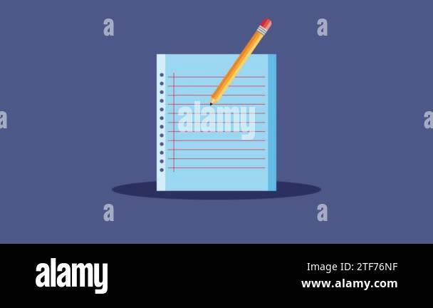 Notebook school pencil Stock Videos & Footage - HD and 4K Video Clips ...