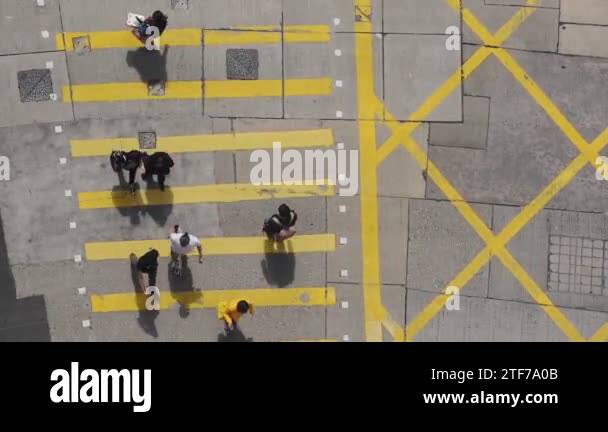 Cross marker pedestrian crossing Stock Videos & Footage - HD and 4K ...