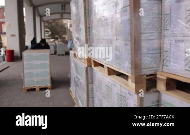 Forklift loader cargo boxes storing Stock Videos & Footage - HD and 4K ...