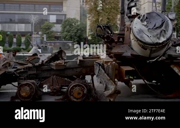 Totaly destroyed and burned huge russian "Air defense, SAM armor S-1 ...