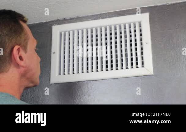 Man looking air conditioning Stock Videos & Footage - HD and 4K Video ...