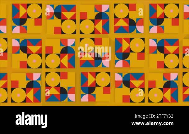 Geometric shapes in shades of orange Stock Videos & Footage - HD and 4K ...