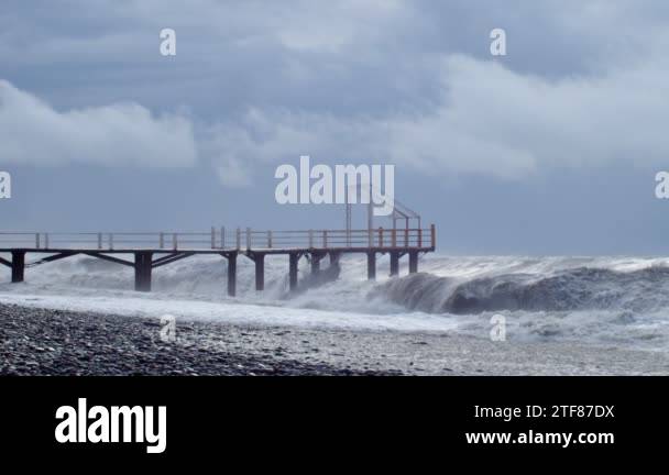 Big ocean breaking windy Stock Videos & Footage - HD and 4K Video Clips ...