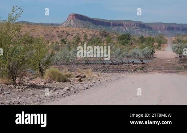 Landscape view of Pentecost River Crossing on the Gibb River road in ...