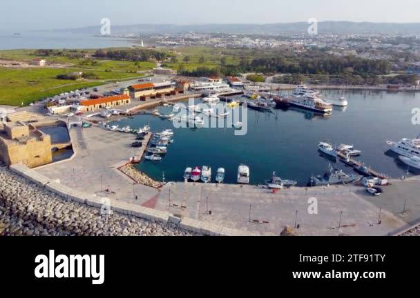 Paphos harbour and fort Stock Videos & Footage - HD and 4K Video Clips ...