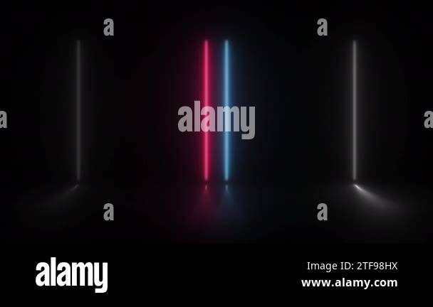Concept 82-N1 Animated abstract neon light with led light effect and ...