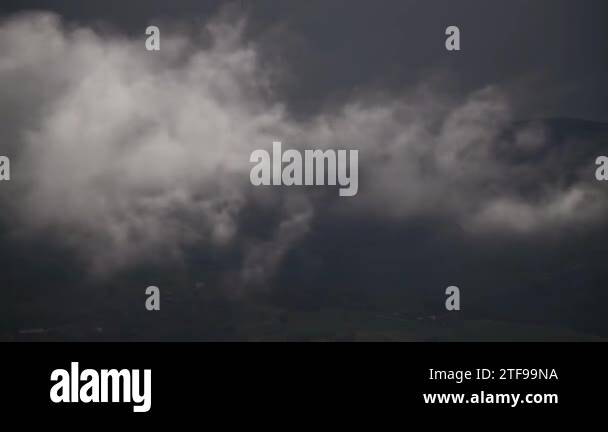 8K 7680X4320 60p.Condensation of moist air in cloud.Damp air.Humid hot ...