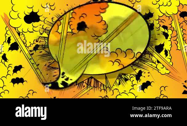 Peace. Motion poster. 4k animated Comic book word text moving on ...