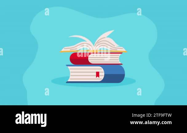 Pile of school books Stock Videos & Footage - HD and 4K Video Clips - Alamy