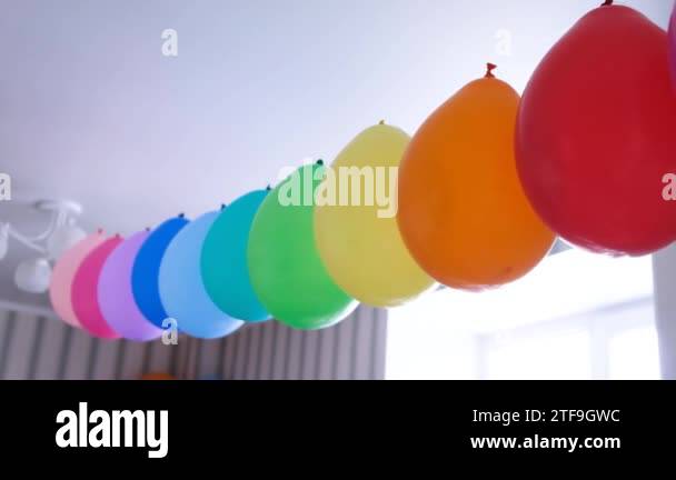Rainbow balloons decorations for birthday party. Pride word. LGBT ...