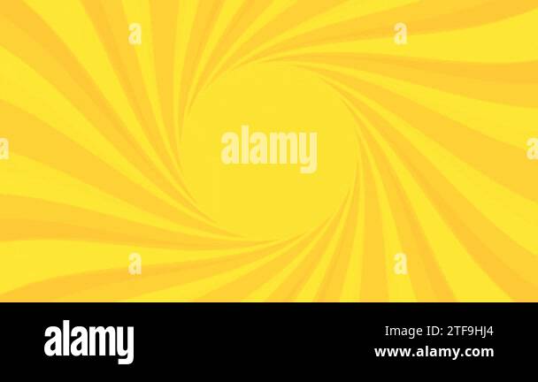 Looping animation of yellow concentration lines and effect background ...