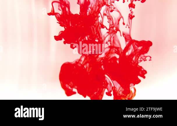 Colorful Paint Splat design template abstract. Red blood in water ...