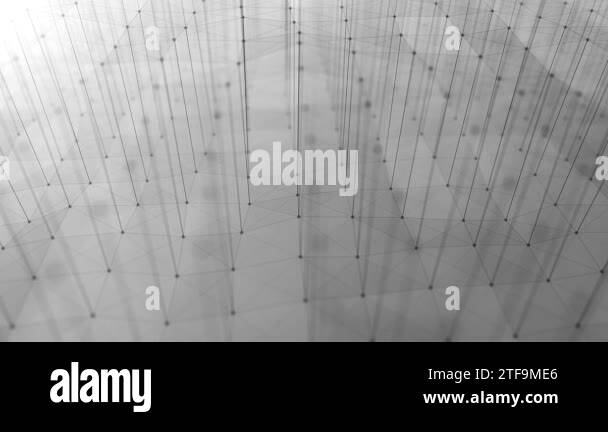 Abstract Plexus Digital Fx Technology Background Loop/ 4k animation of an abstract technology ...