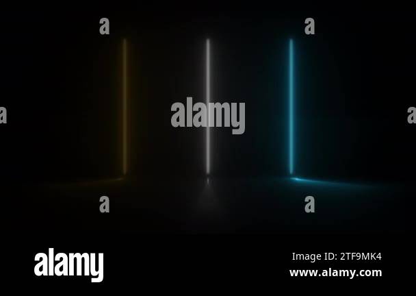 Concept 71-N1 Animated abstract neon light with led light effect and ...